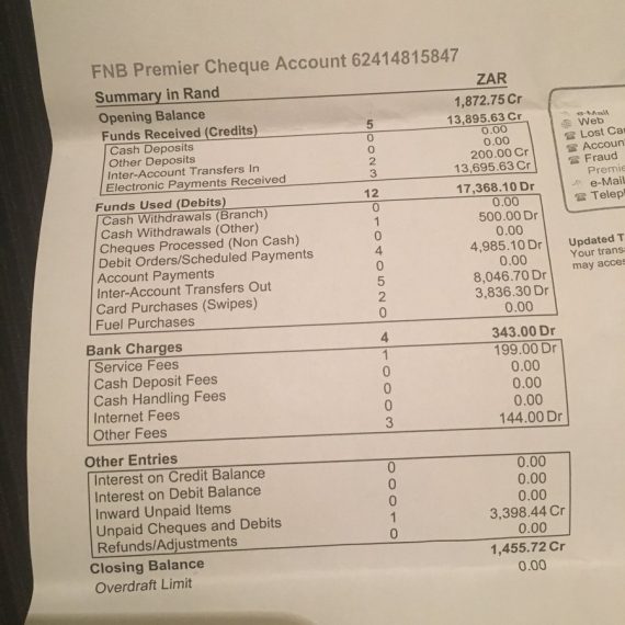 Bank Statement Translation - Frenchside